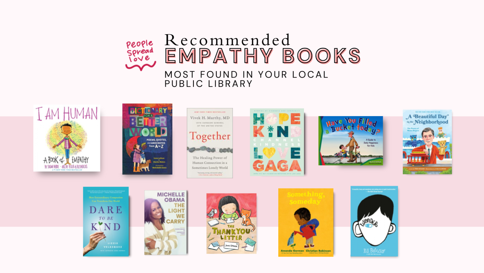 Recommended Empathy Books - People Spread Love